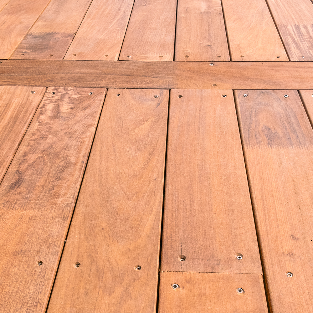 Lames Terrasse IPE Aboutées - Empreinte